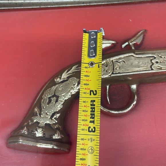 flintlock | Wall Decor | Vintage Model Of Flintlock Pistol Shadow Box ...